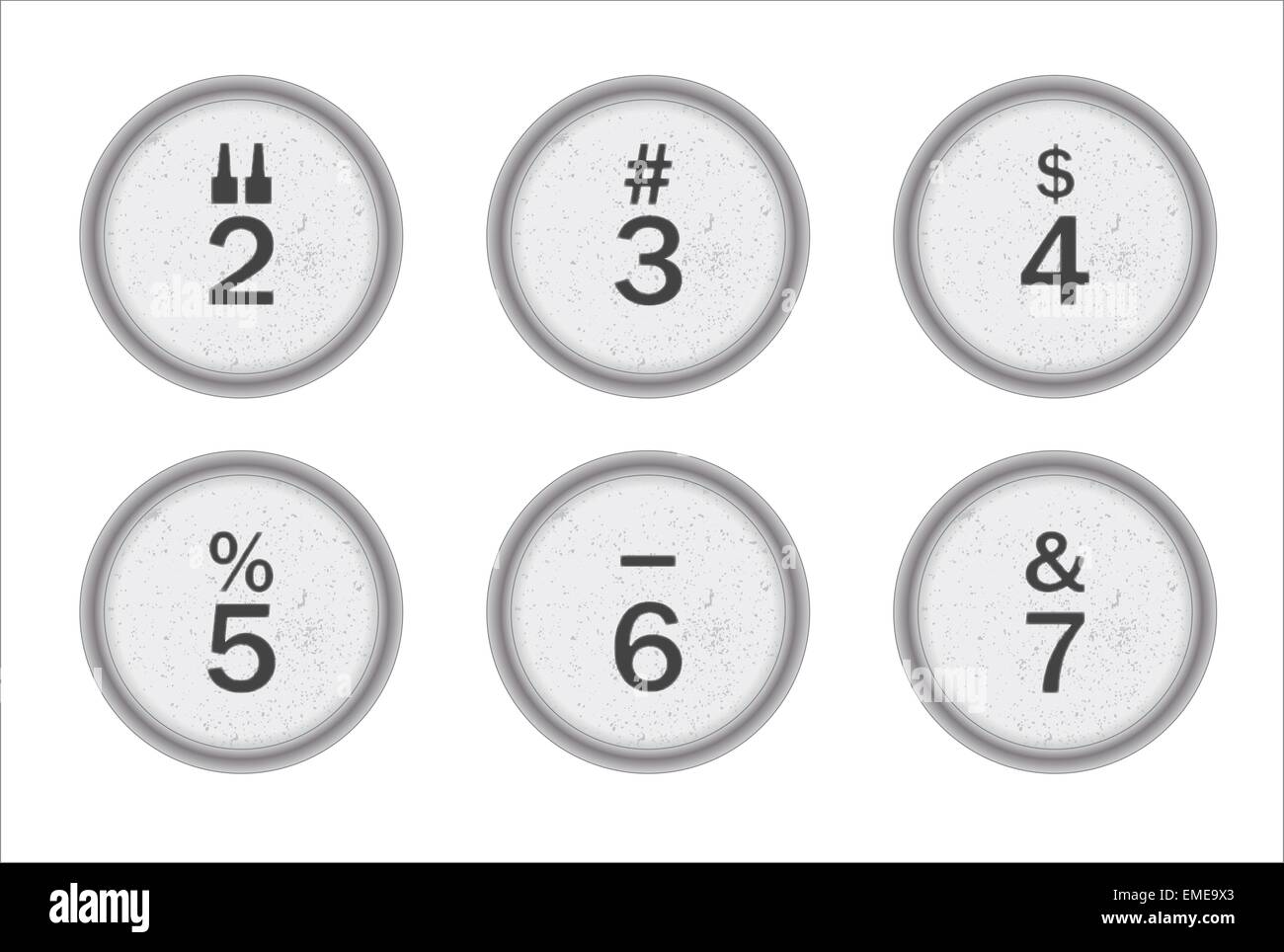 Old typewriter 2 Stock Vector Images - Alamy