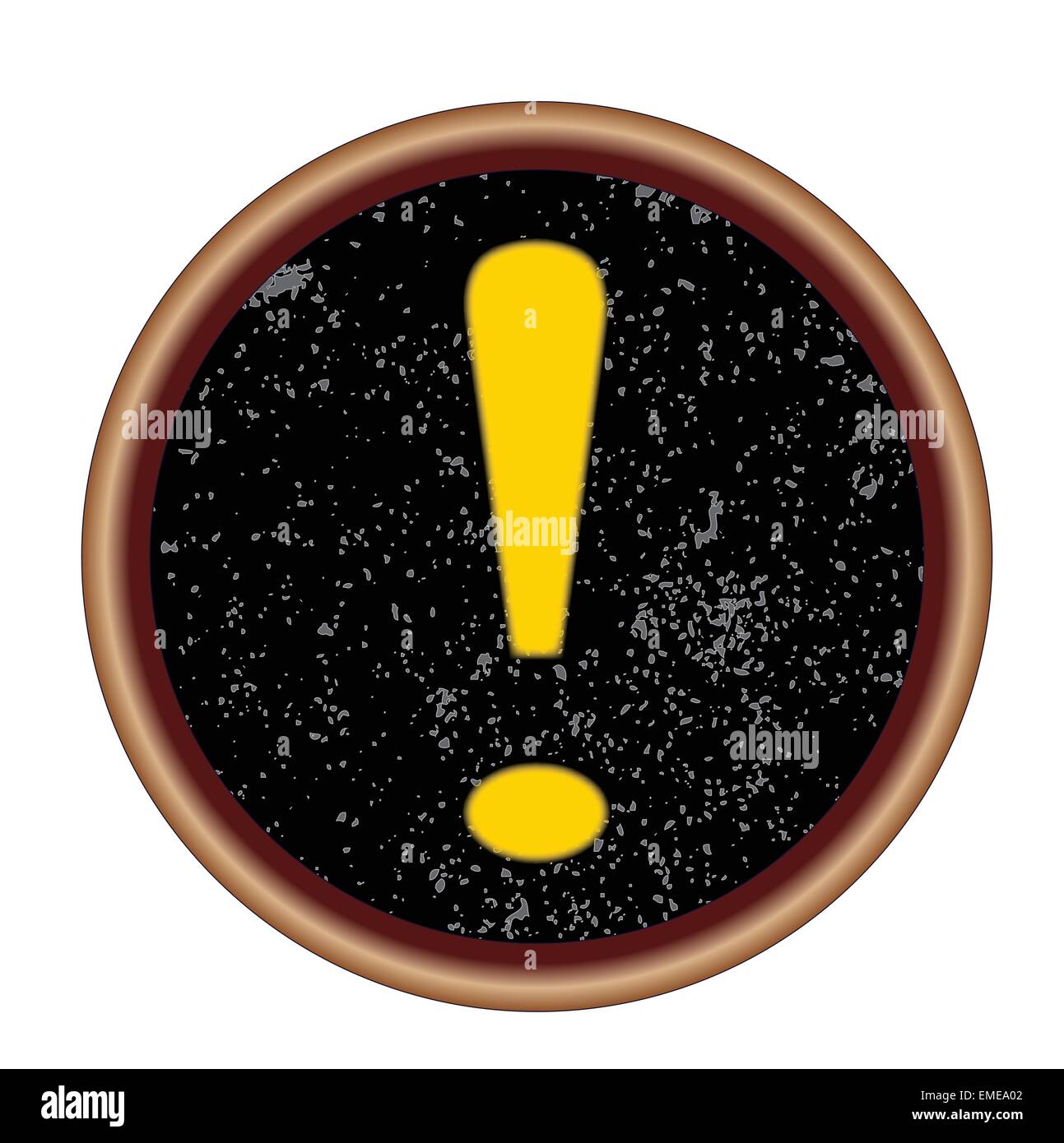 Exclamation Mark Key Stock Vector Image & Art - Alamy