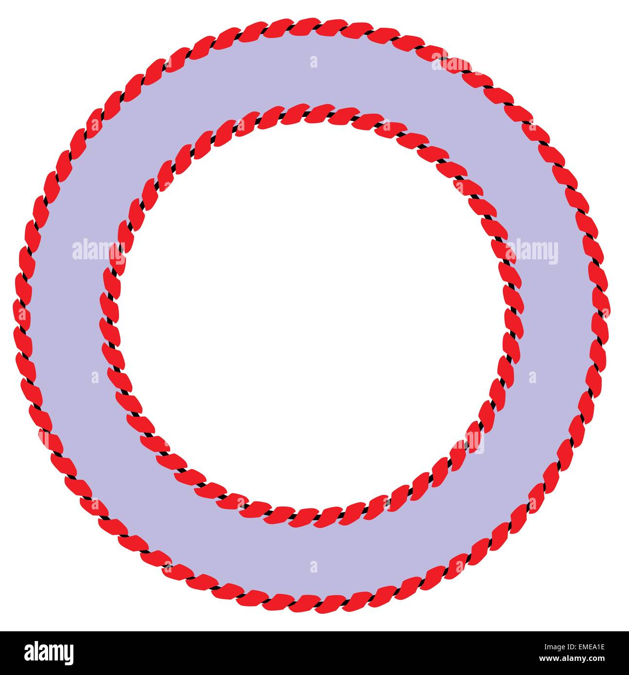 String twine rope red Stock Vector Images - Alamy