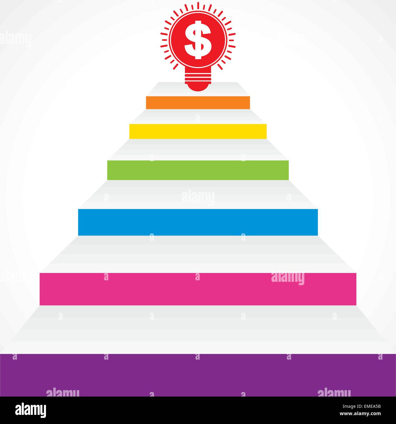 Stairs with support Stock Vector Images - Alamy