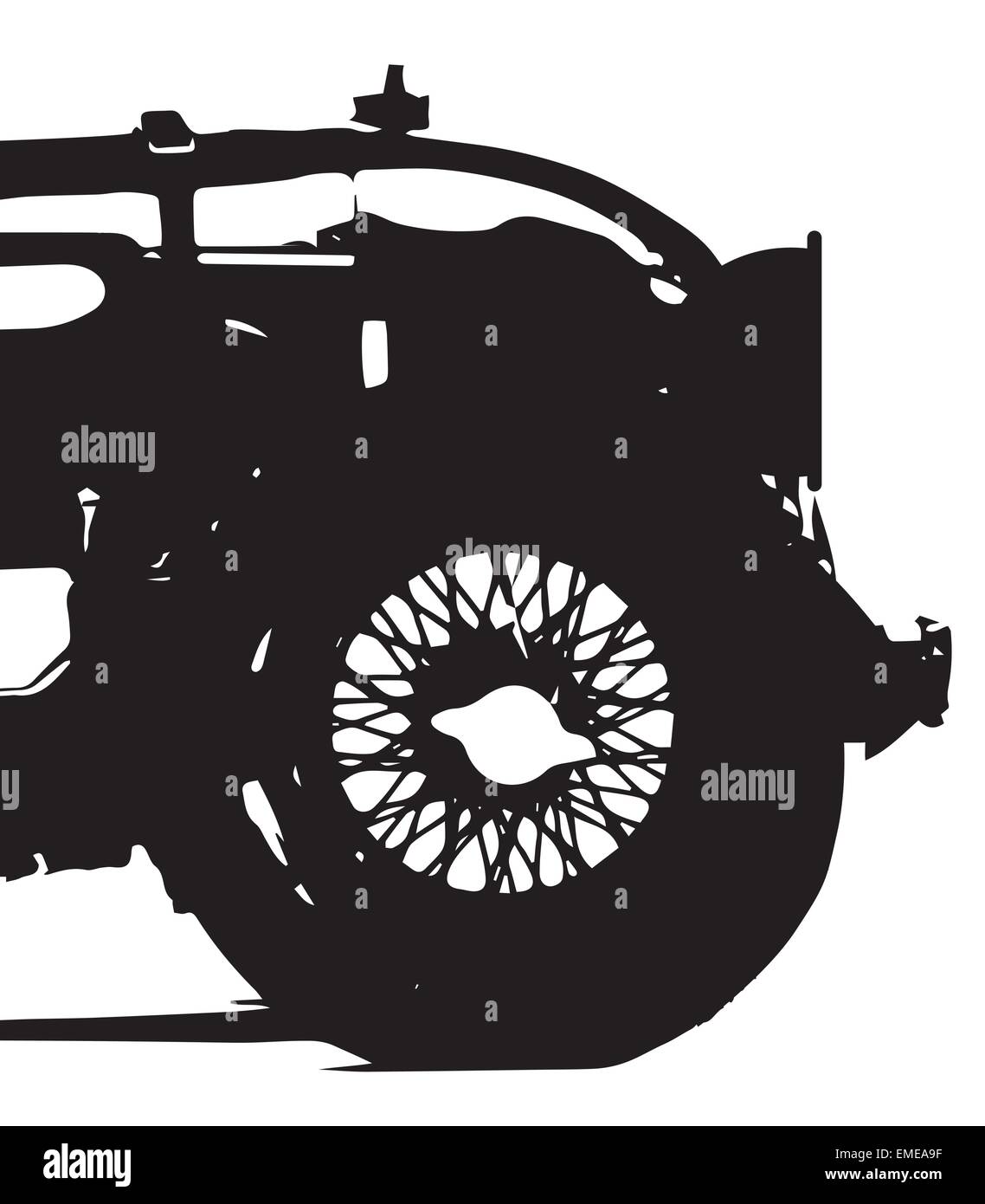 Half wheel Stock Vector Images - Alamy