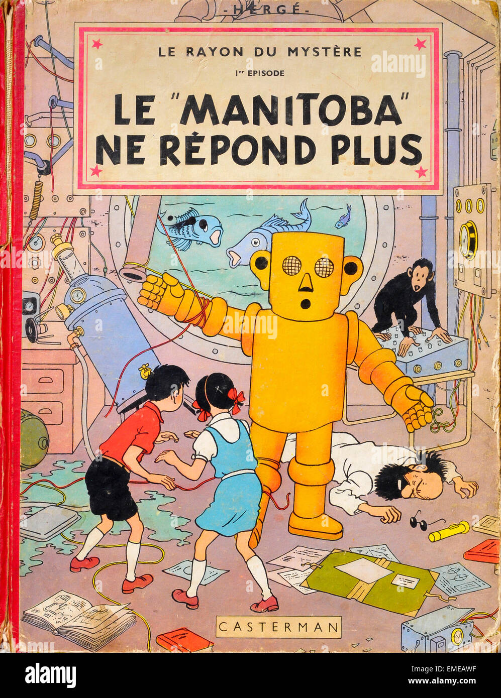 Tintin Comic Cover