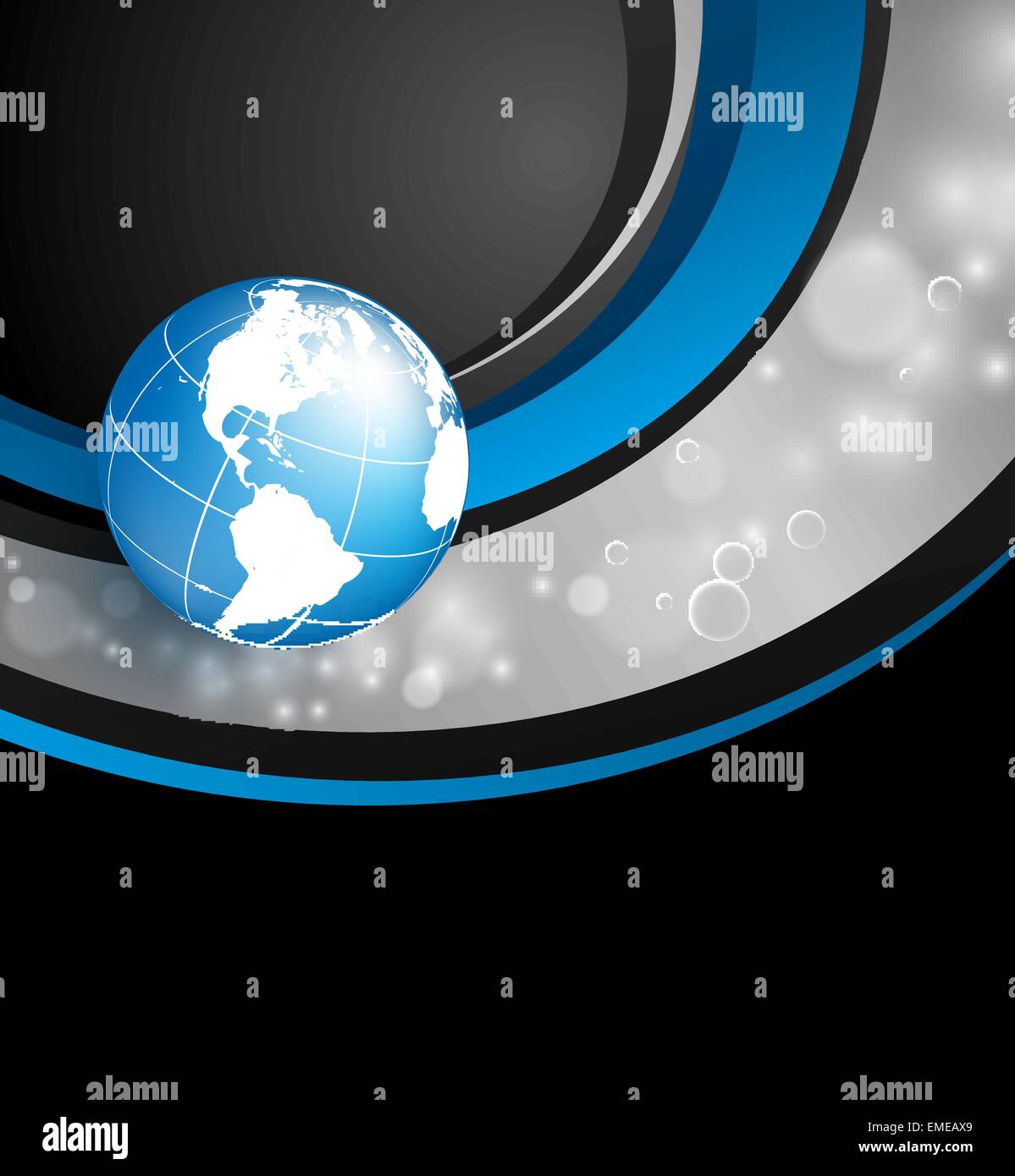 background with globe and lines Stock Vector Image & Art - Alamy