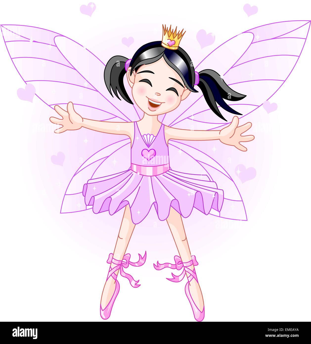 Little violet fairy Stock Vector Image & Art - Alamy