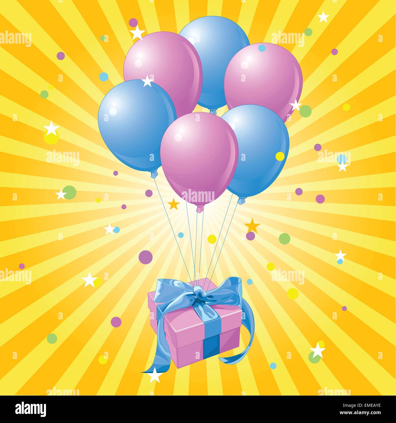 Balloon gift hi-res stock photography and images - Alamy