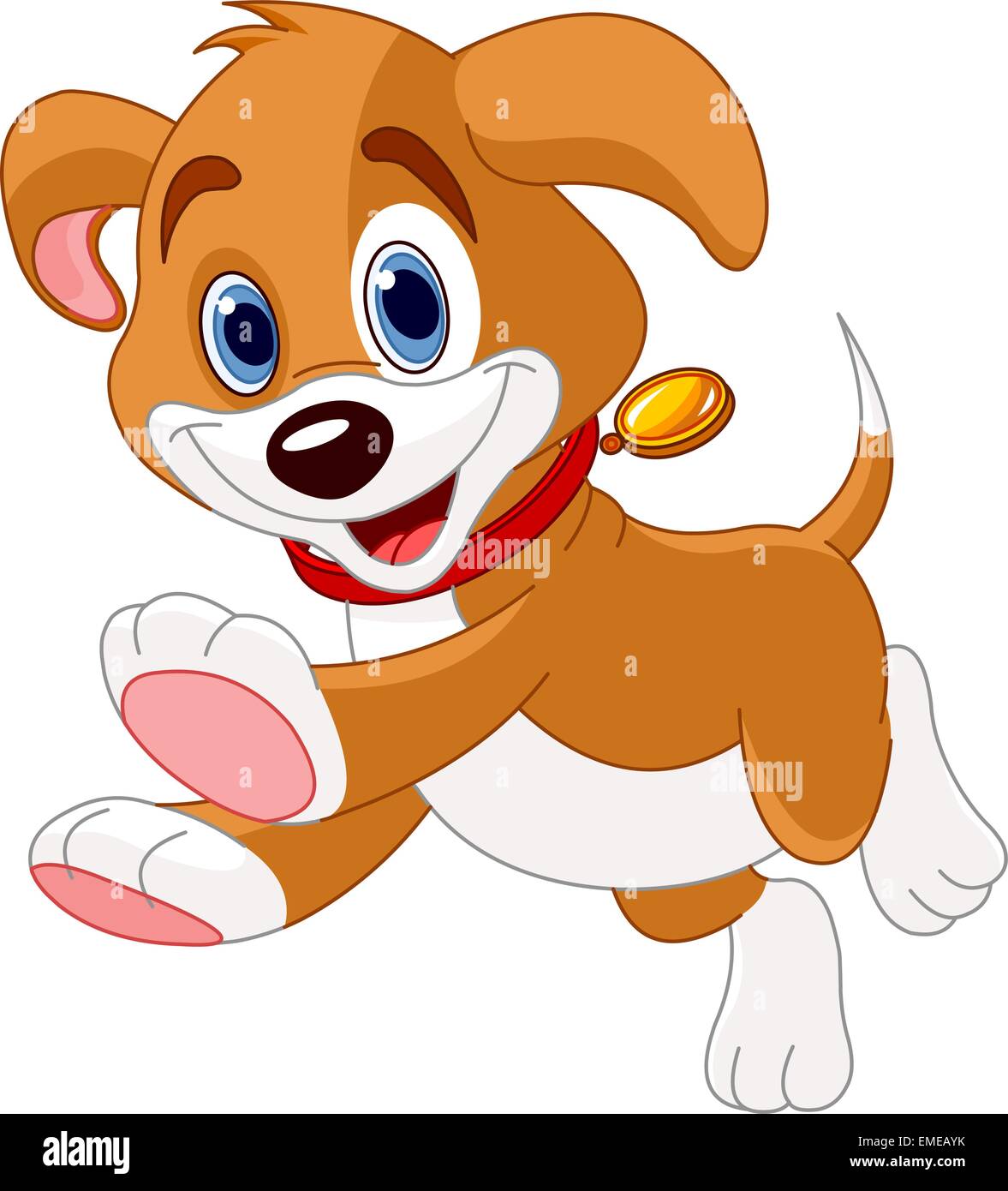 Funny young happy red Stock Vector Images - Alamy