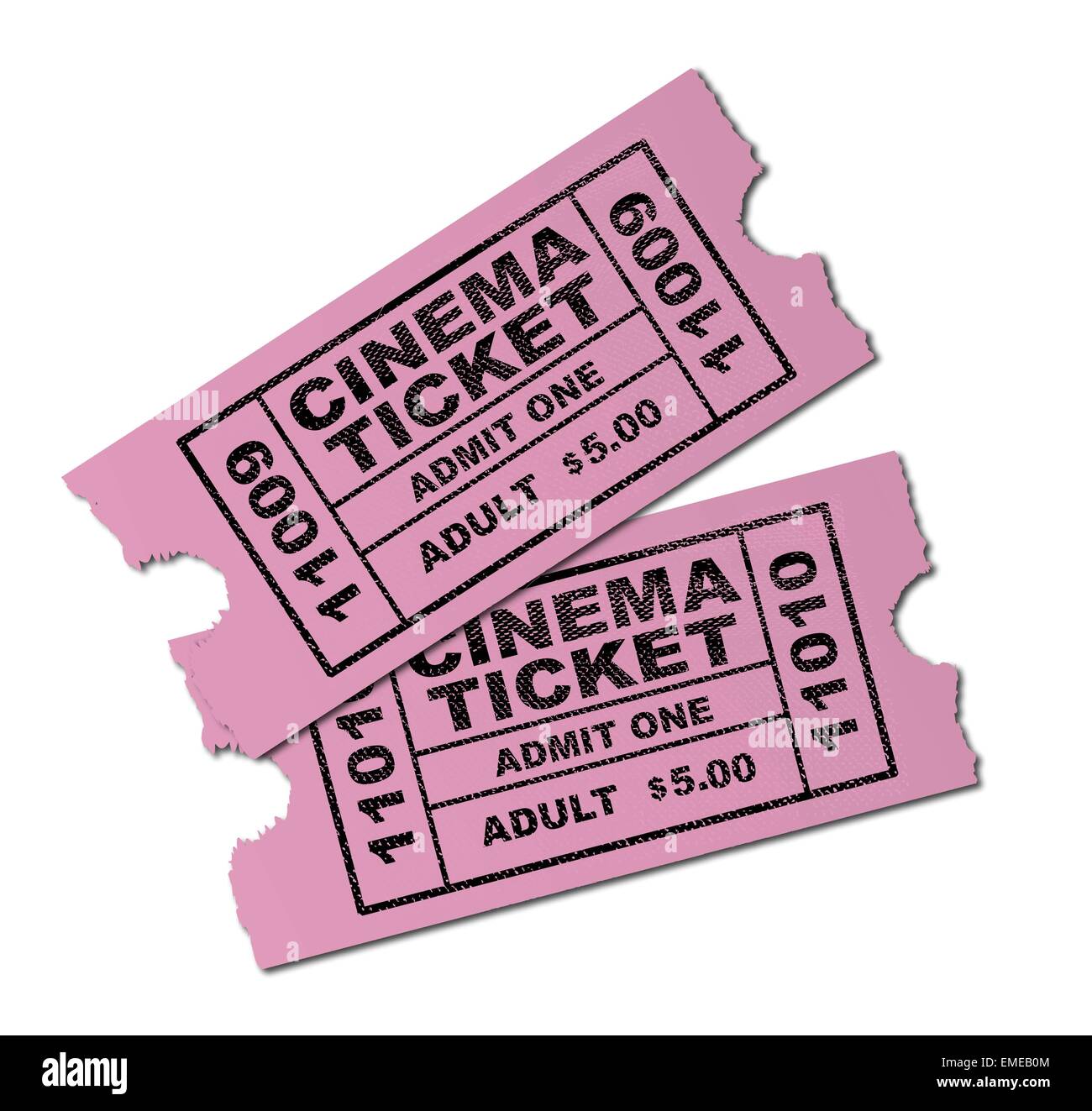 Cinema concert theatre tickets Stock Vector Images - Alamy