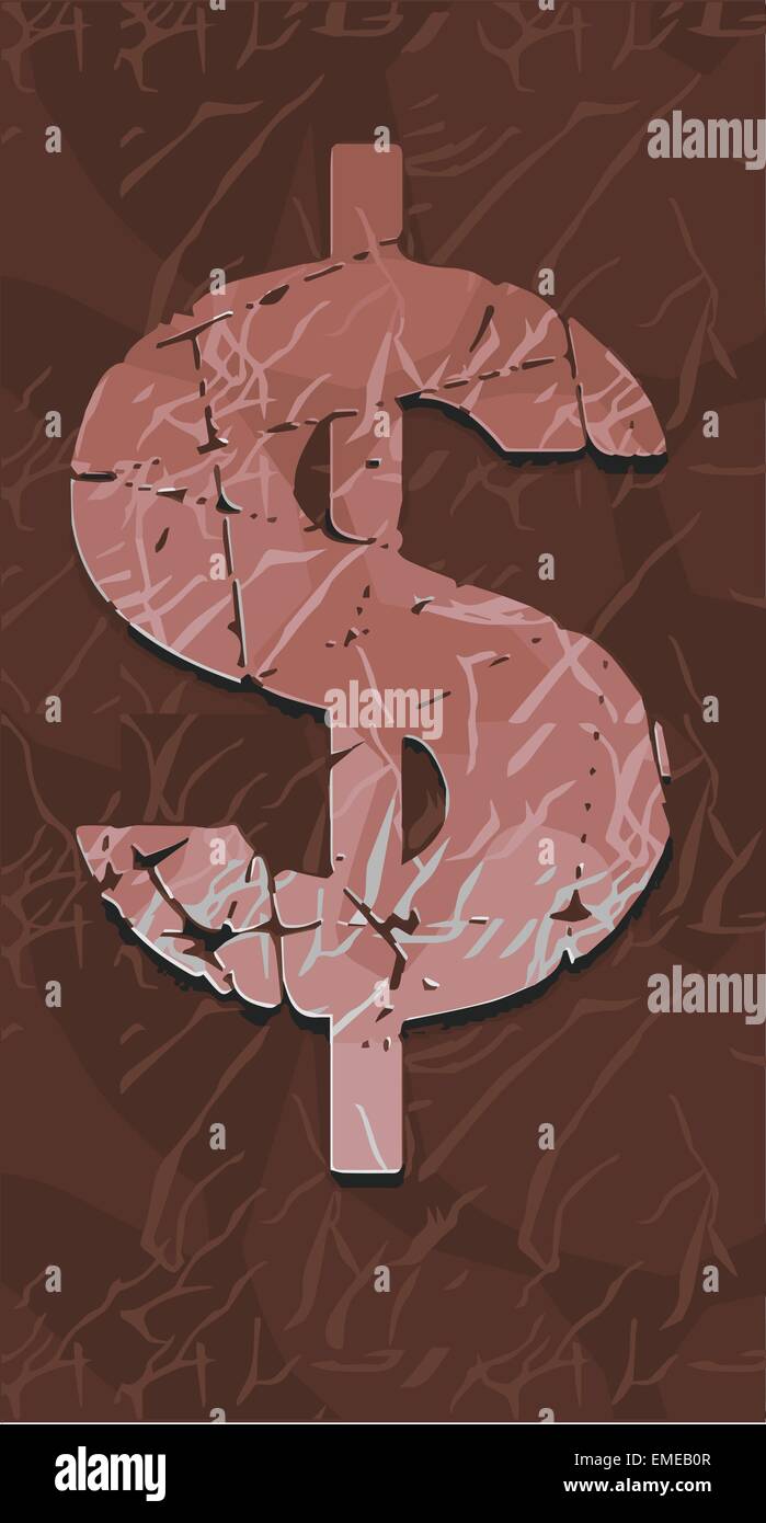 Currency exchange concept american dollar Stock Vector Images - Alamy