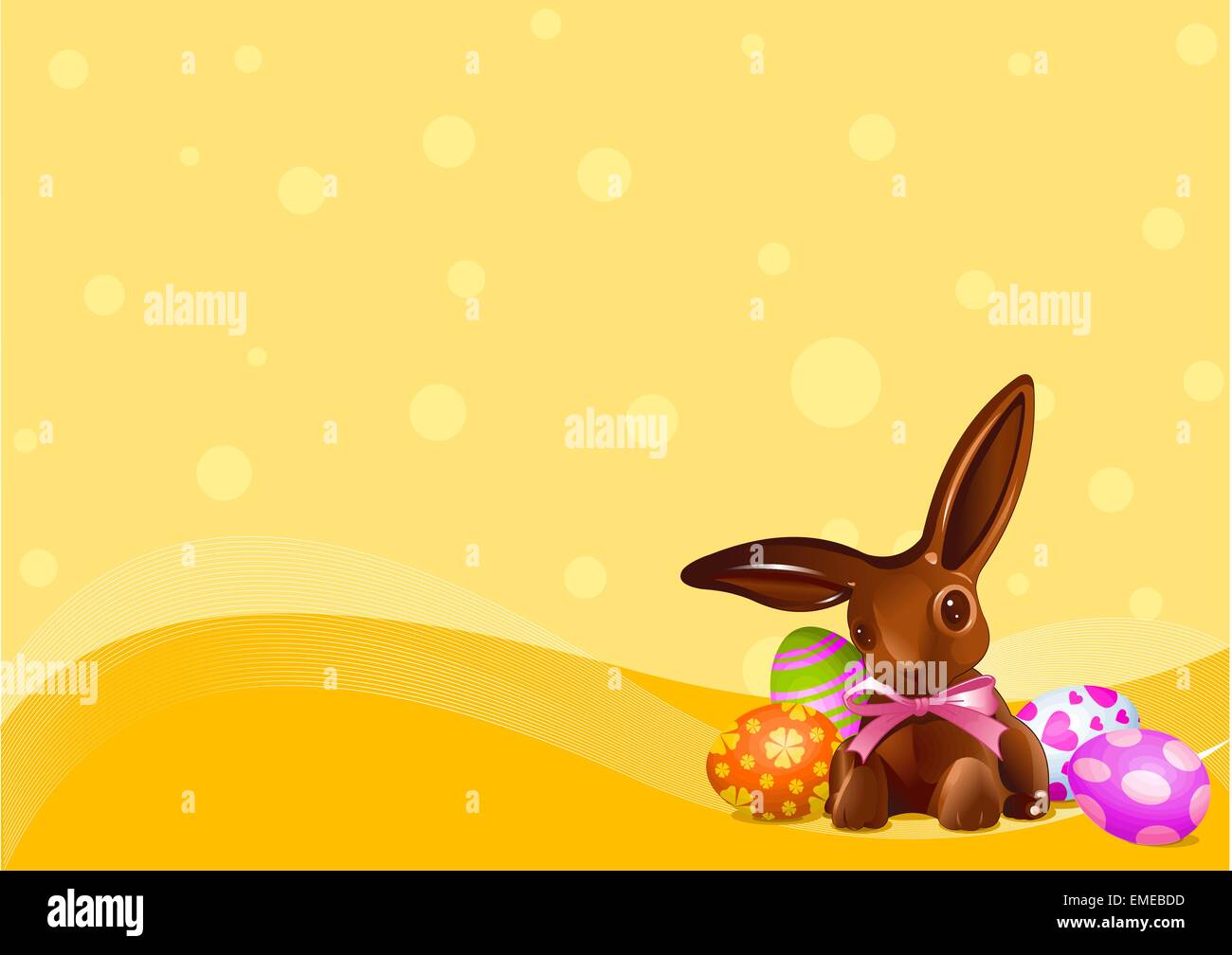 Easter hare bunny dessert Stock Vector Images - Alamy