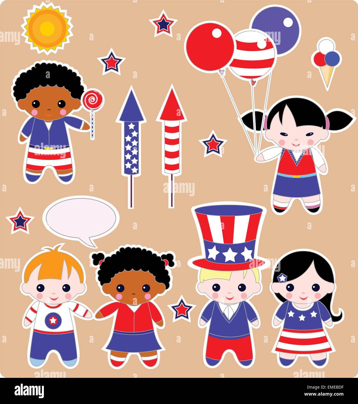 Children artworks Stock Vector Images - Alamy