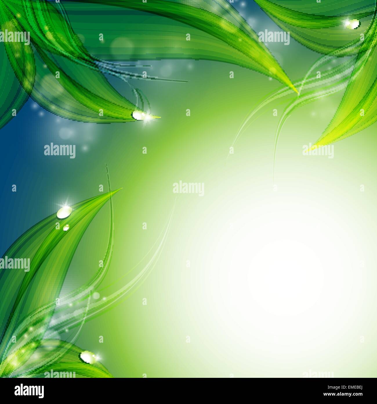 green floral vector background Stock Vector Image & Art - Alamy