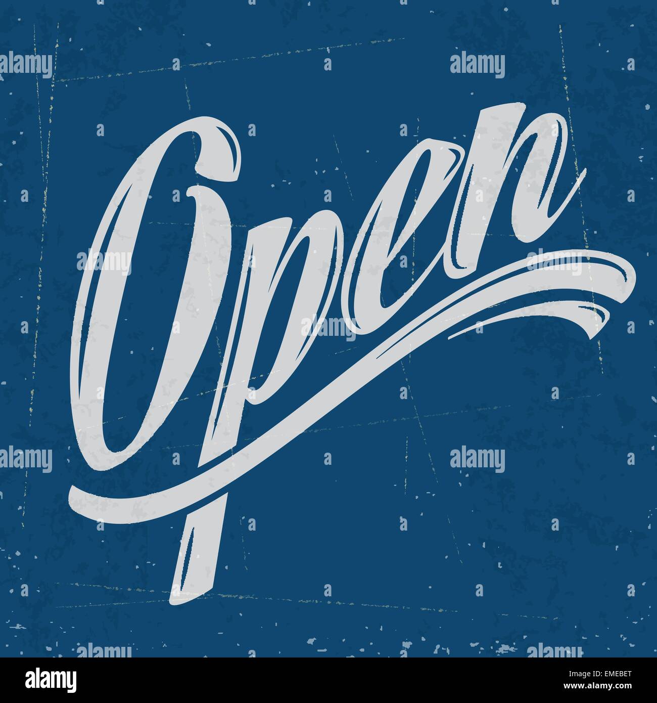 retro open sign Stock Vector Image & Art - Alamy