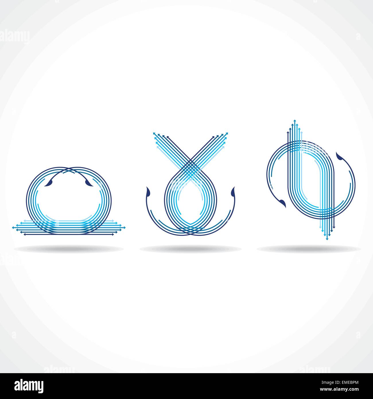 Arrow logo hi-res stock photography and images - Alamy