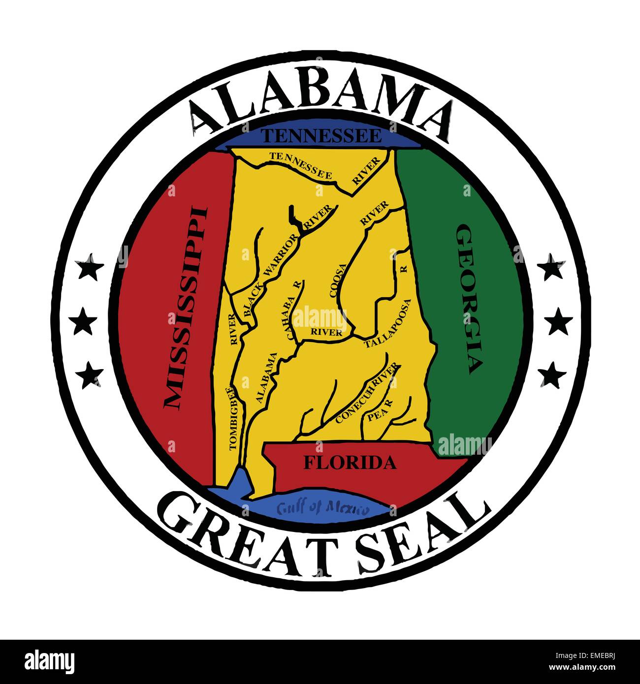 State seal alabama hi-res stock photography and images - Alamy