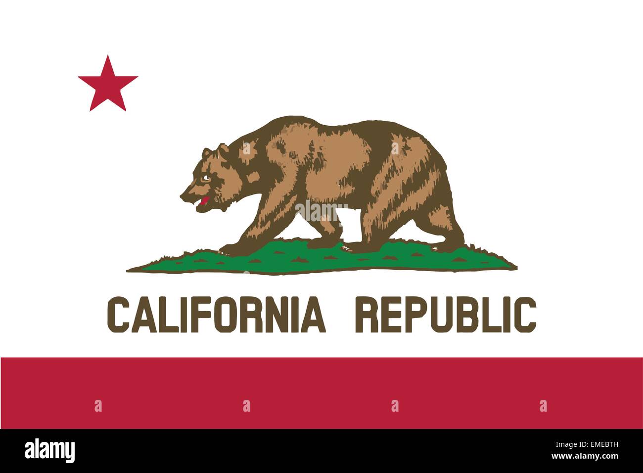 California state flag hi-res stock photography and images - Alamy