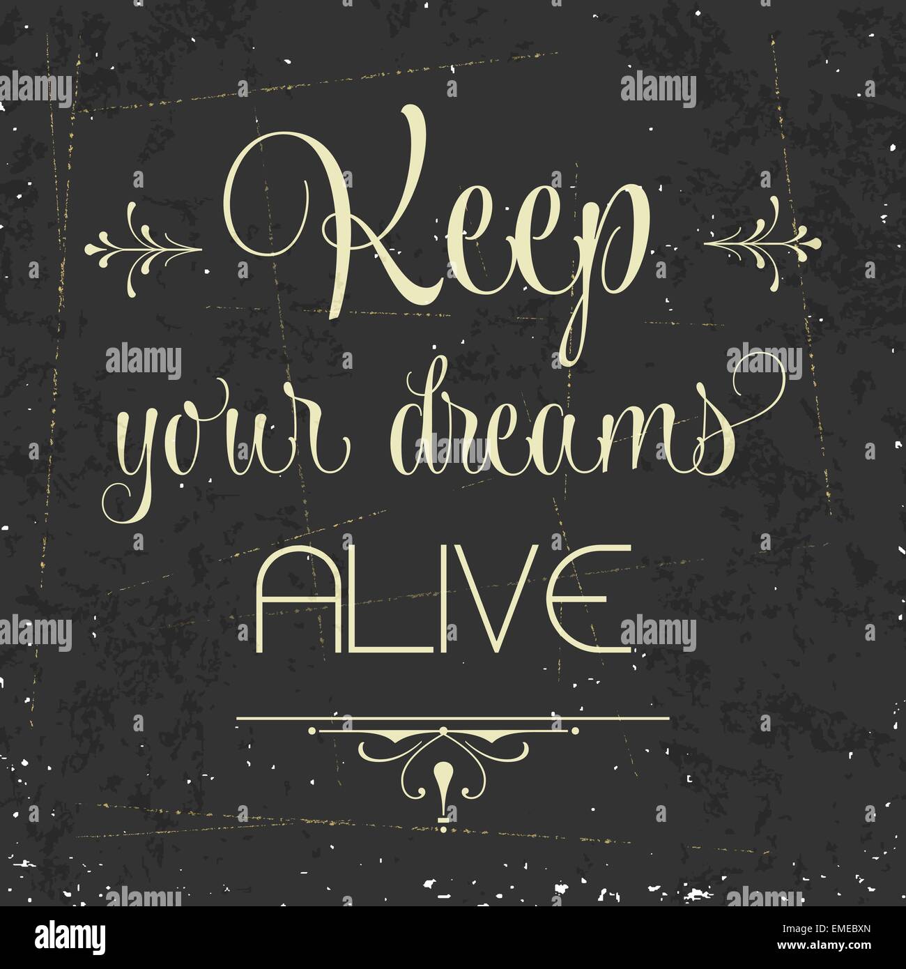 Keep alive Stock Vector Images - Alamy