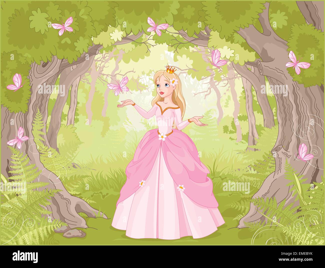 Forest crown Stock Vector Images - Alamy