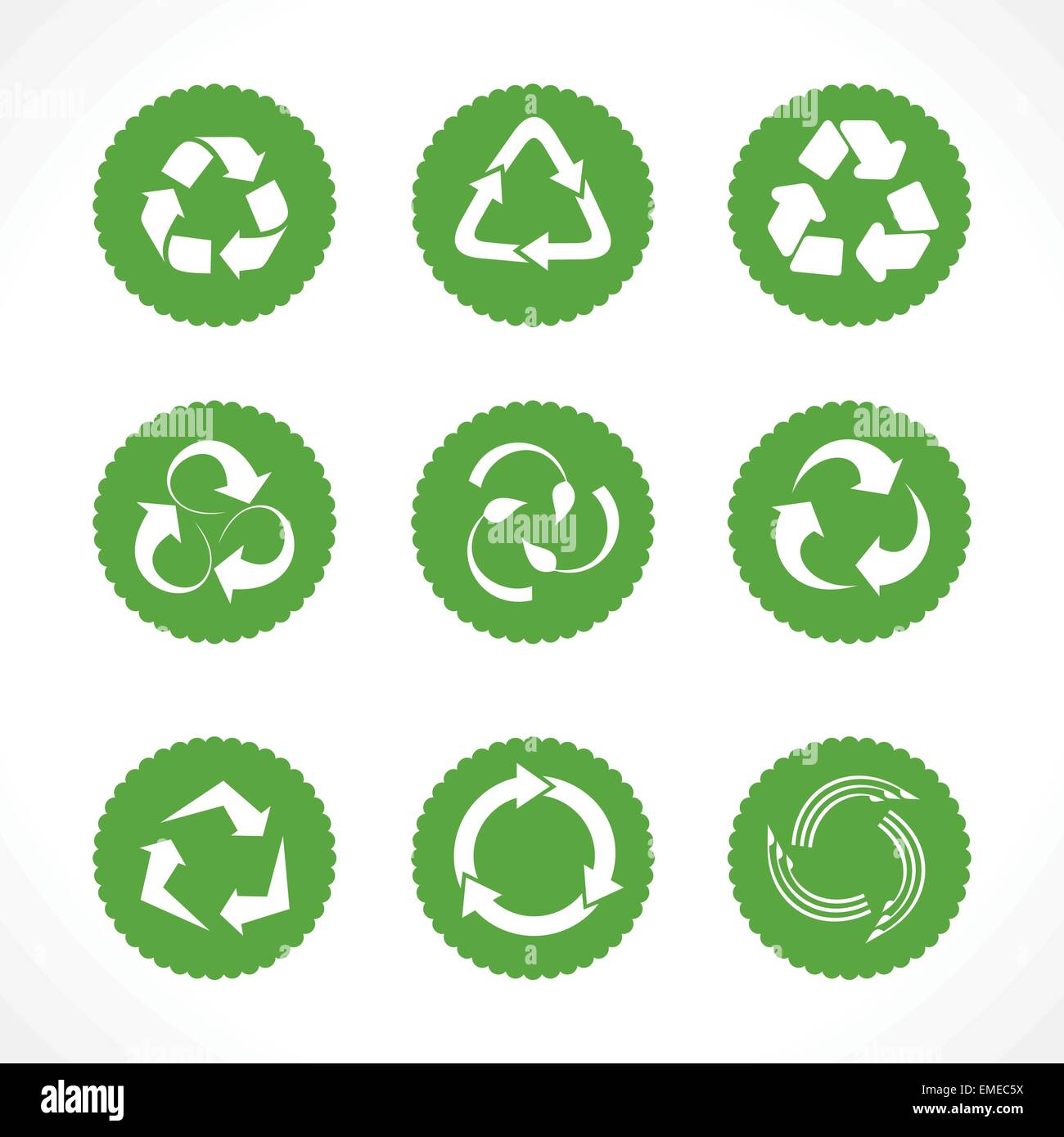 Symbols recycling environmental protection Stock Vector Images - Alamy