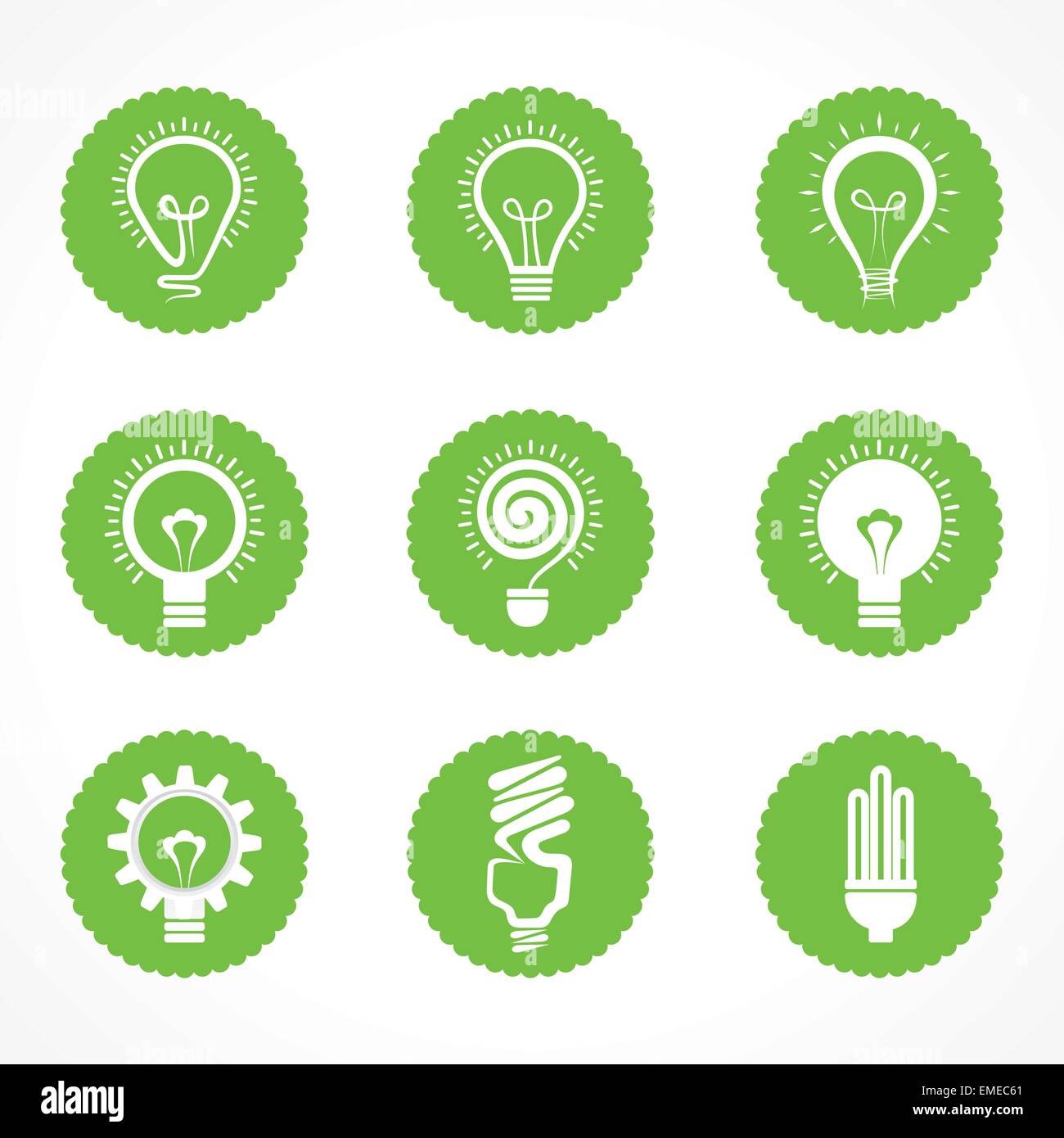 Electric light bulb Stock Vector Images - Alamy