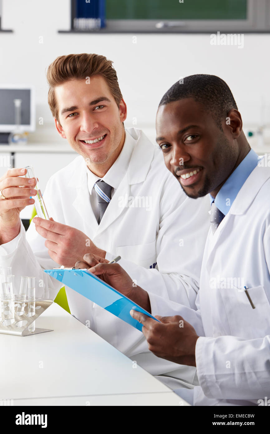 Two Technicians Working In Laboratory Stock Photo - Alamy Two Technicians Working In Laboratory Stock Photo - Alamy