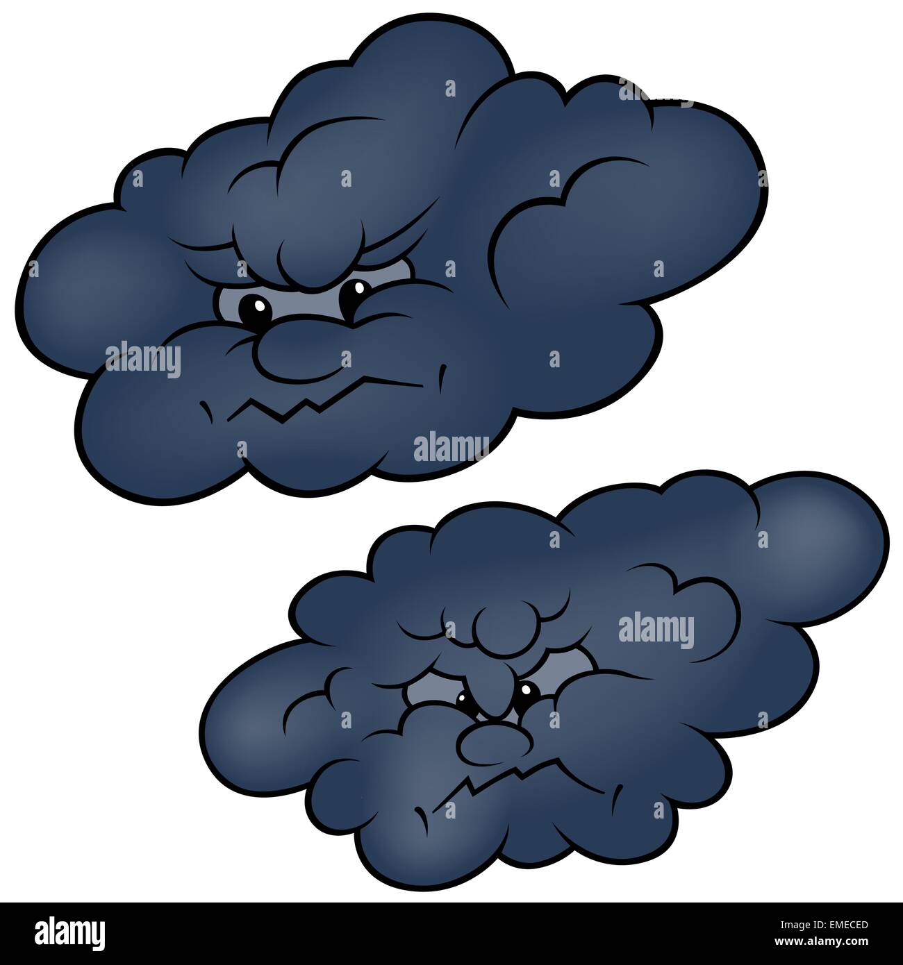Dark cloud, illustration hi-res stock photography and images - Alamy