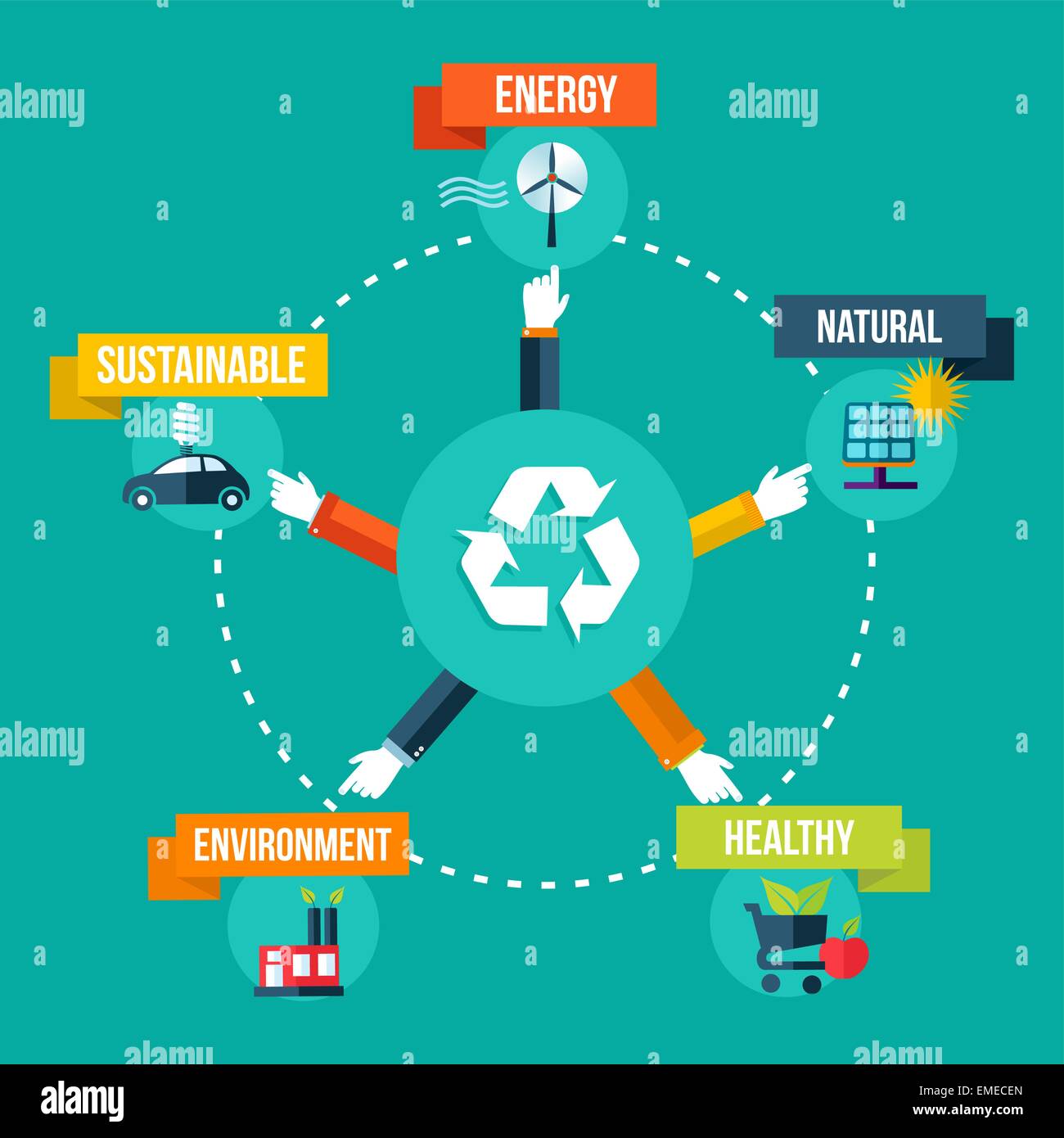 Ecommerce man hands in Stock Vector Images - Alamy