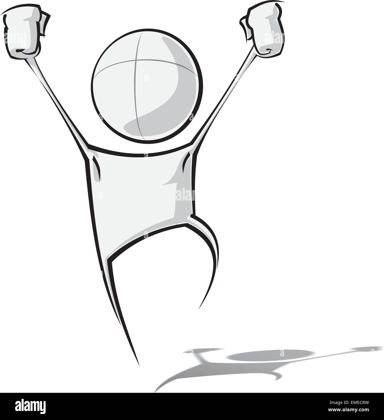 Victory mascot Stock Vector Images - Alamy