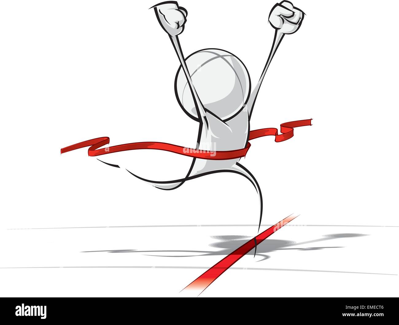 Simple People - Winning Stock Vector Image & Art - Alamy