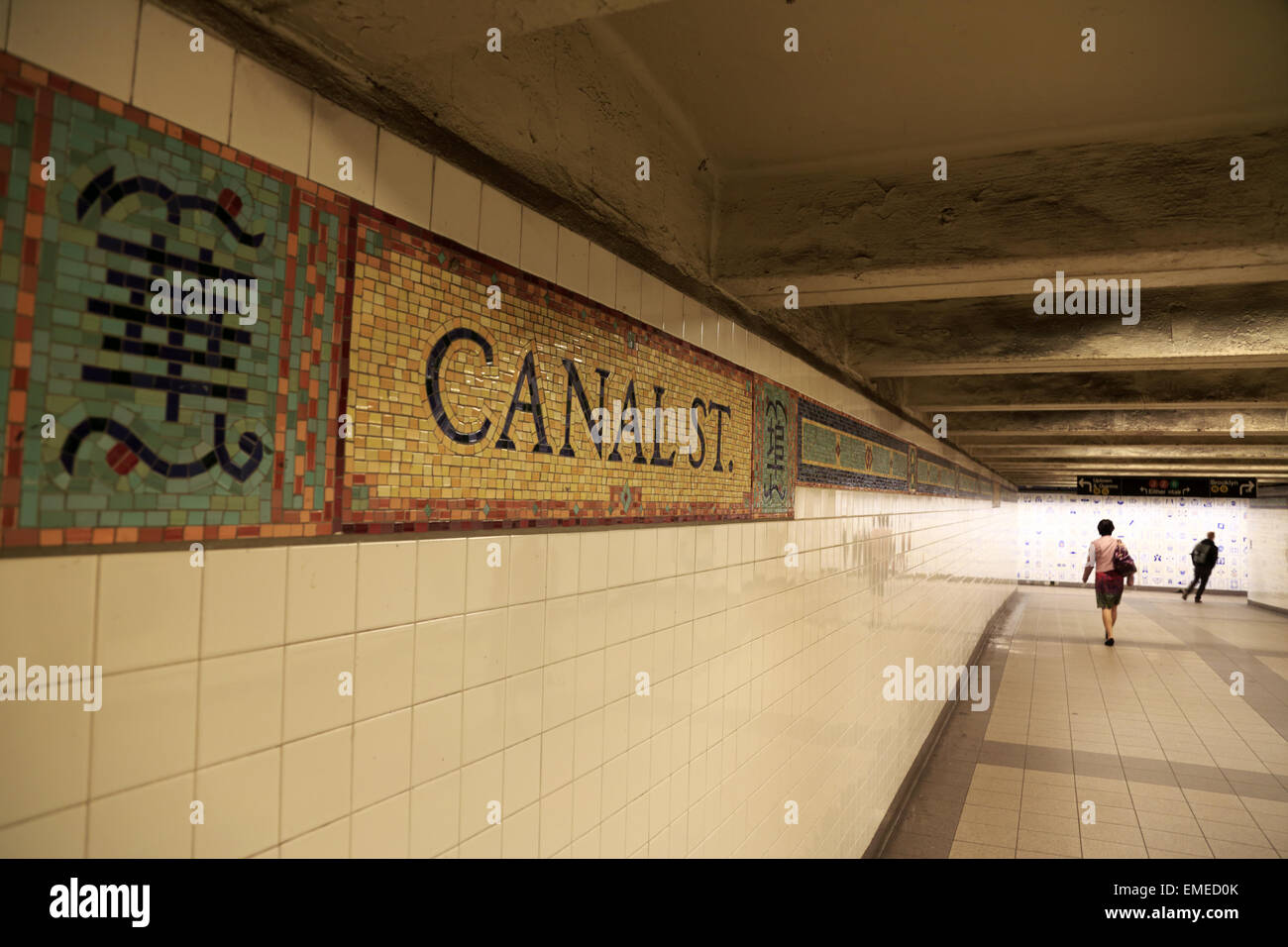 Canal street subway station nyc hi-res stock photography and images - Alamy