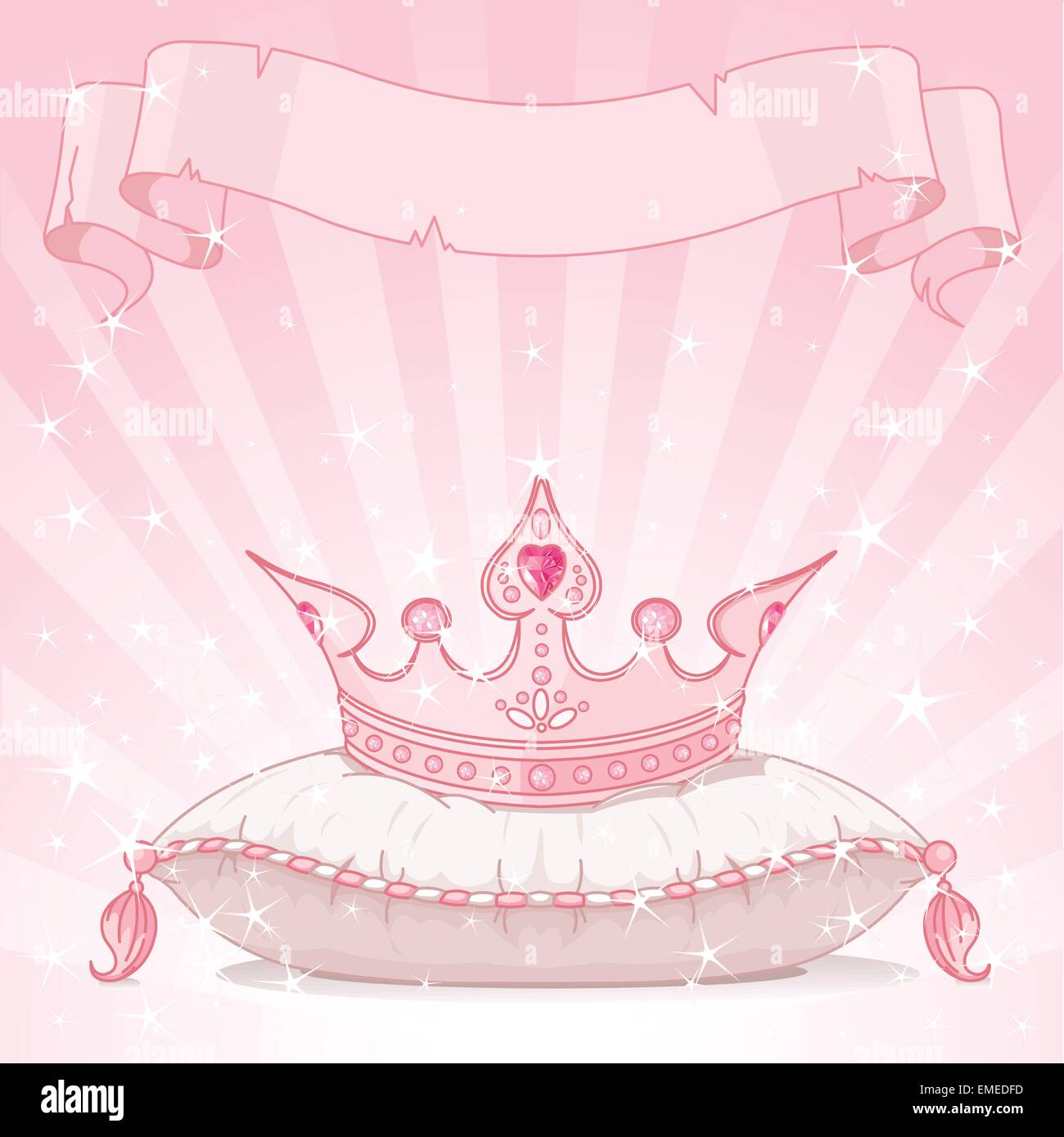 Princess crown background Stock Vector Image & Art - Alamy
