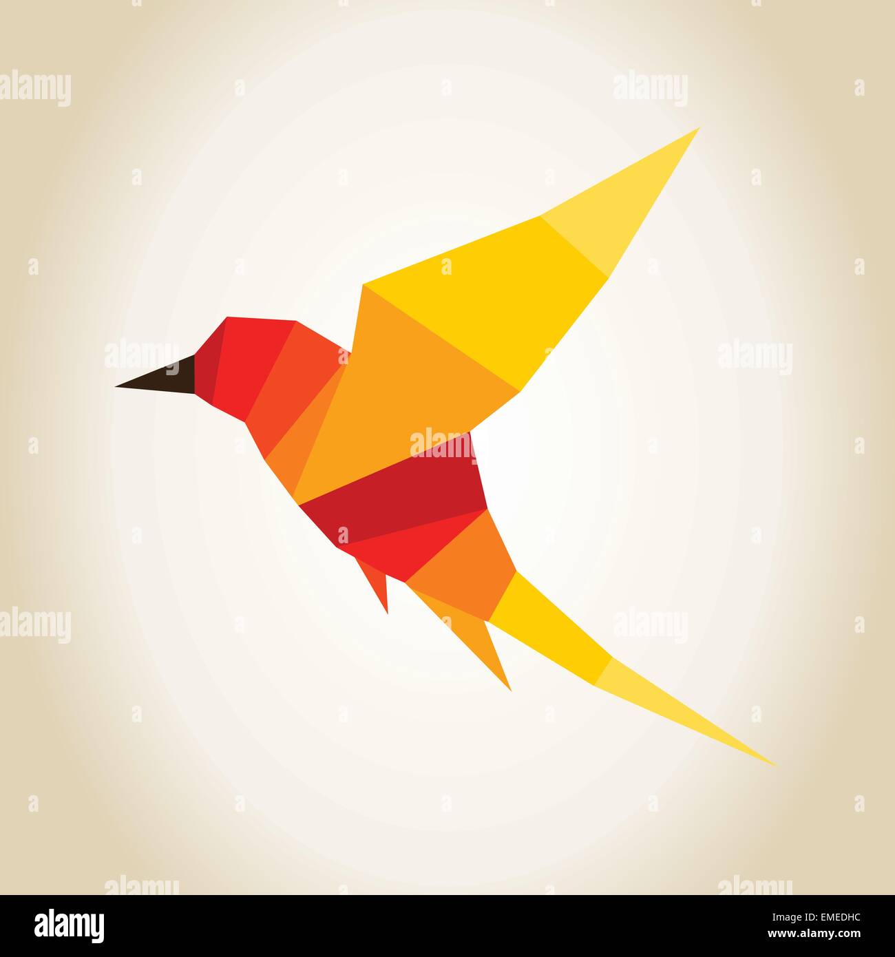 Bird red wing Stock Vector Images - Alamy