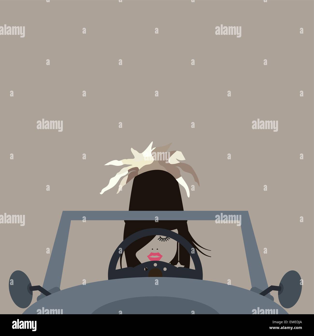 Technology girl Stock Vector Images - Alamy