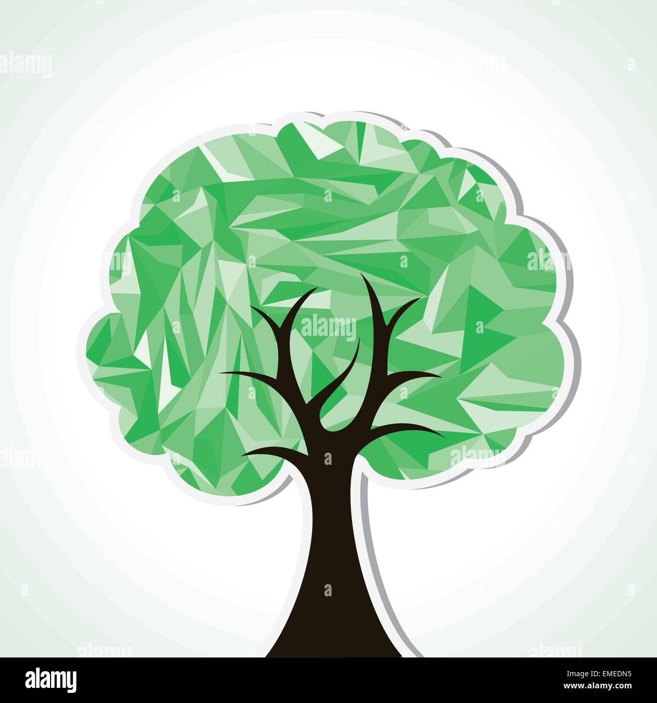 Triangle Art Tree at Oliver Silas blog