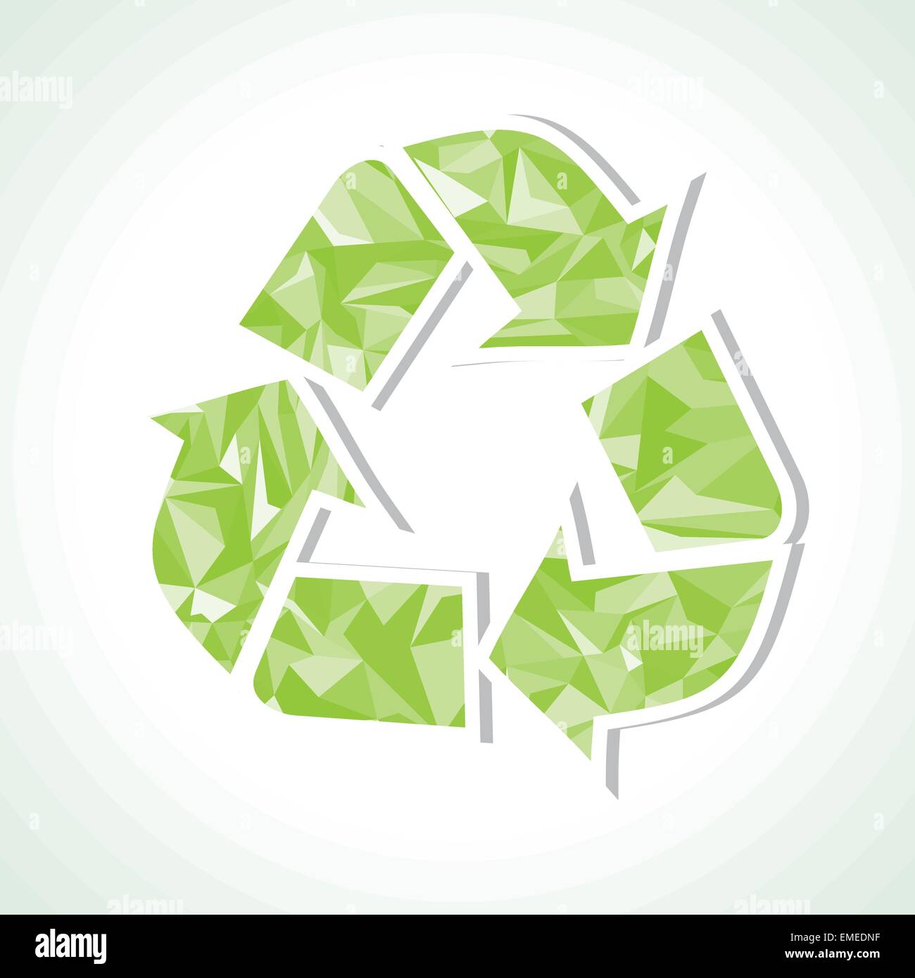 Abstract triangle recycle icon ,vector illustration Stock Vector Image ...