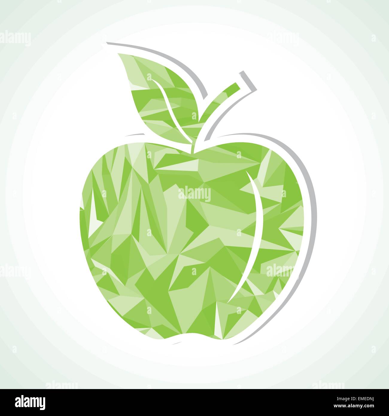 Green abstract design cubism Stock Vector Images - Alamy