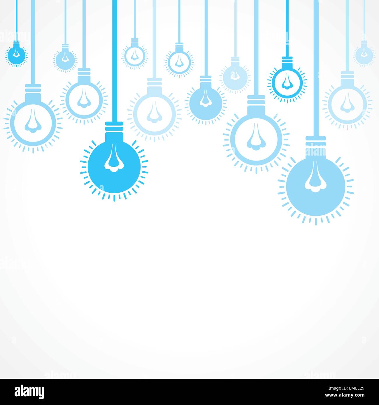 Blue bulb background stock vector Stock Vector Image & Art - Alamy