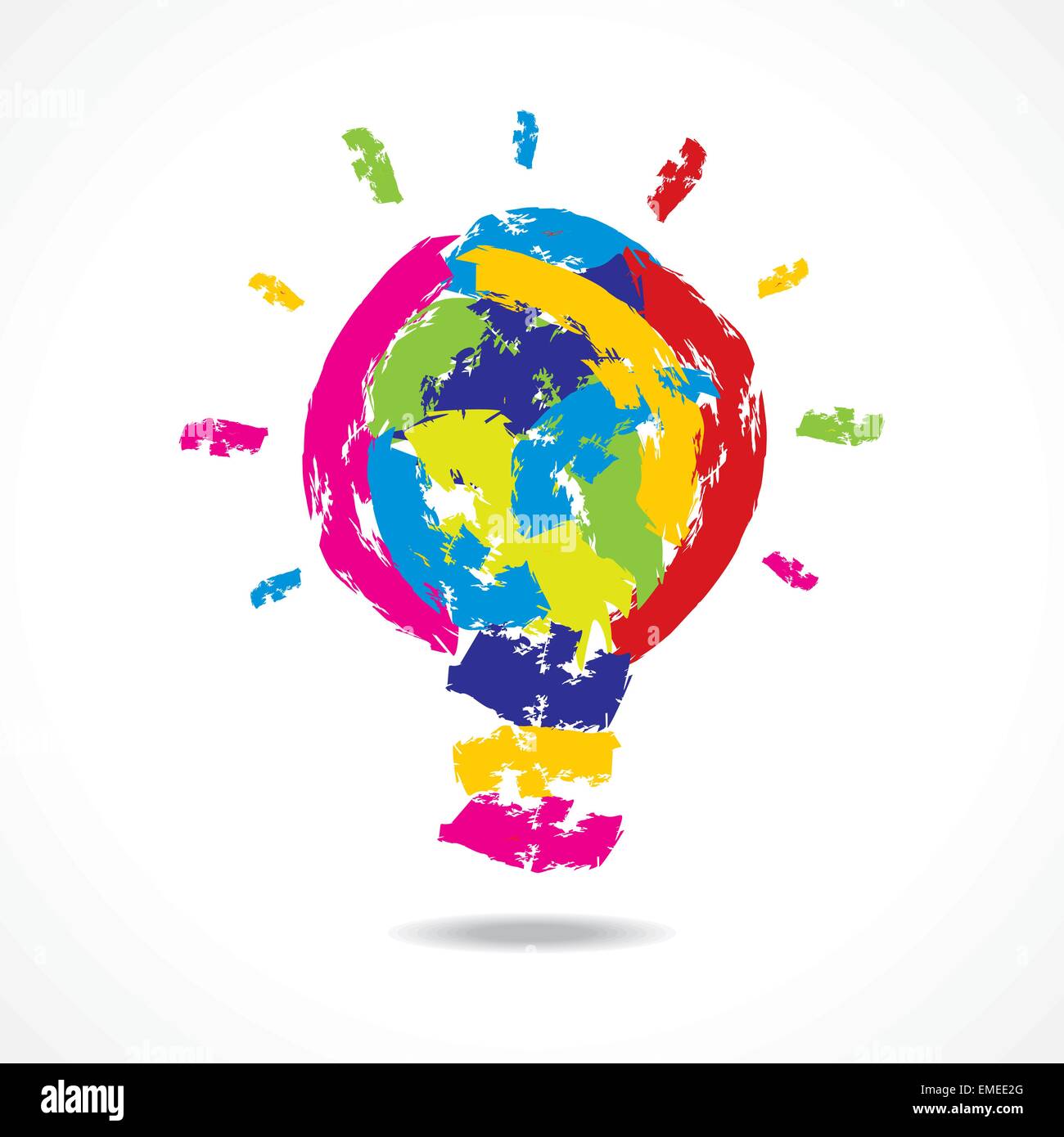 Creative wallpaper idea Stock Vector Images - Alamy