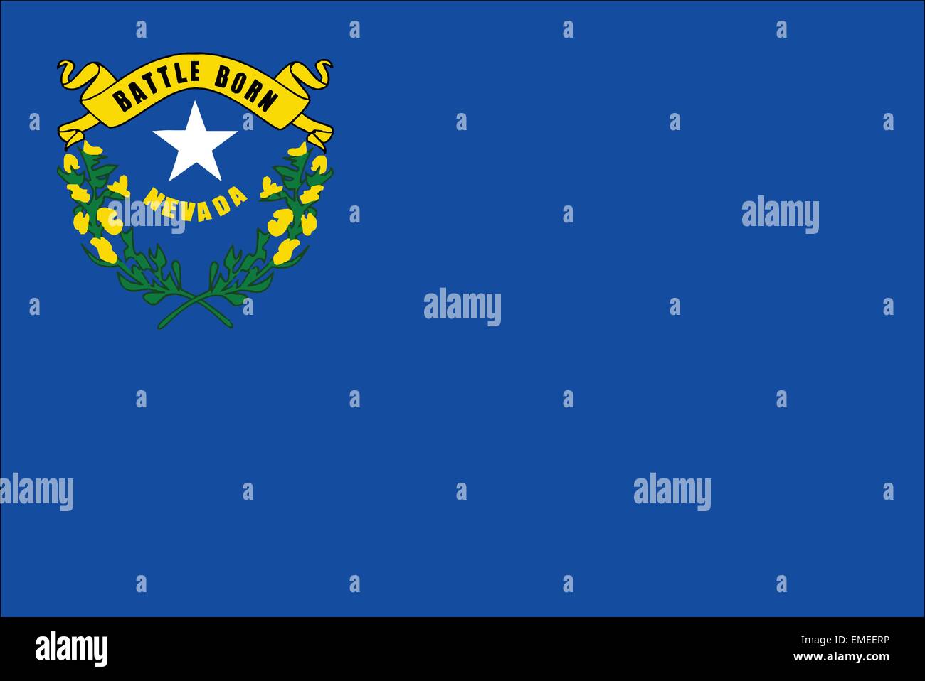 Nevada State Flag Stock Vector Image & Art - Alamy