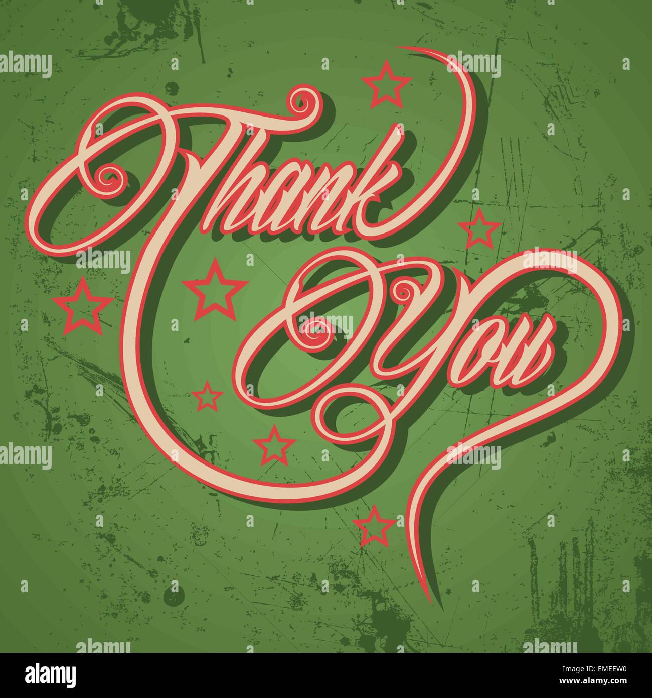 Creative Thank You greeting stock vector Stock Vector Image & Art - Alamy
