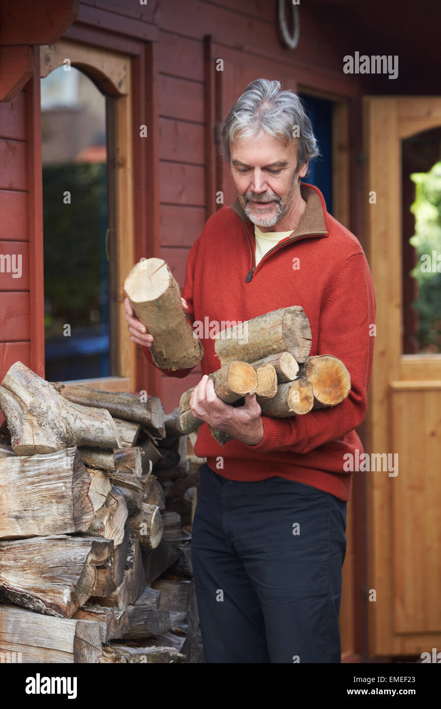 Fire wood collecting hi-res stock photography and images - Alamy