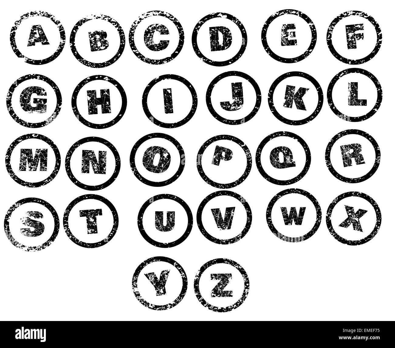 Individual letters of the alphabet hi-res stock photography and images ...