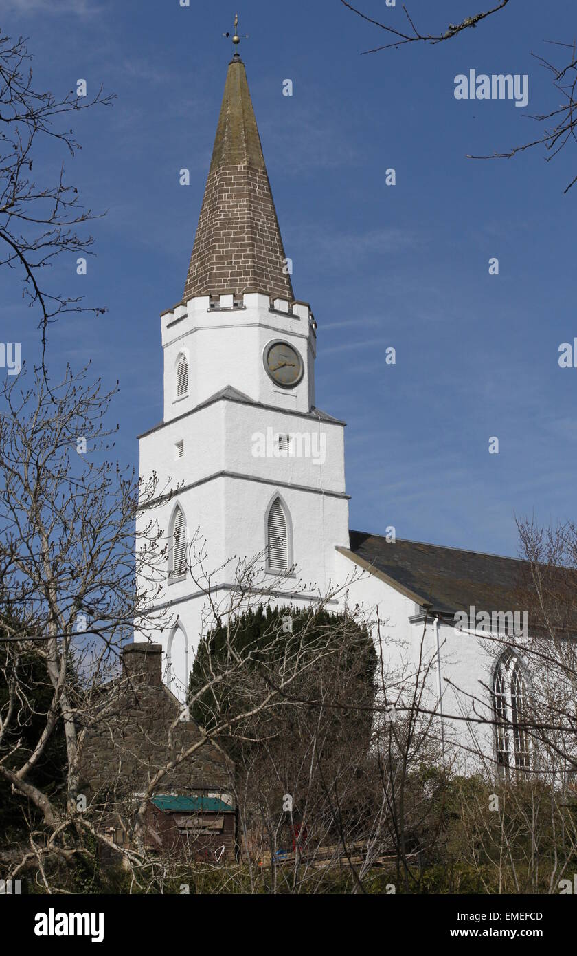 Comrie white church hi-res stock photography and images - Alamy