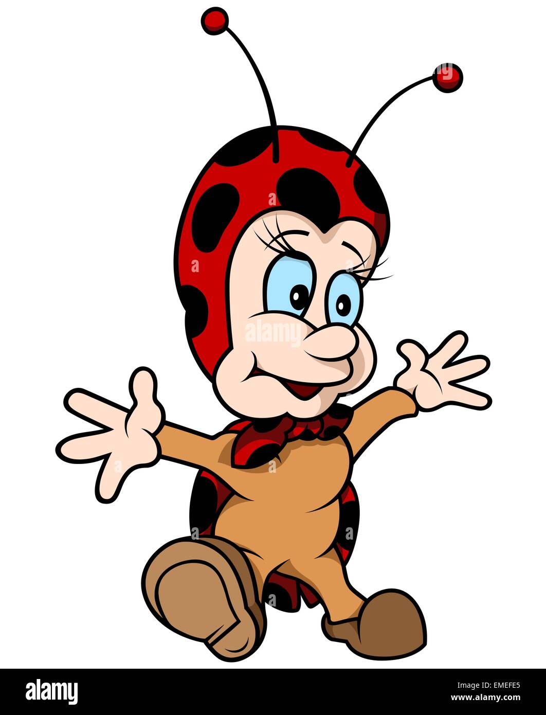 Cartoon ladybug hi-res stock photography and images - Alamy