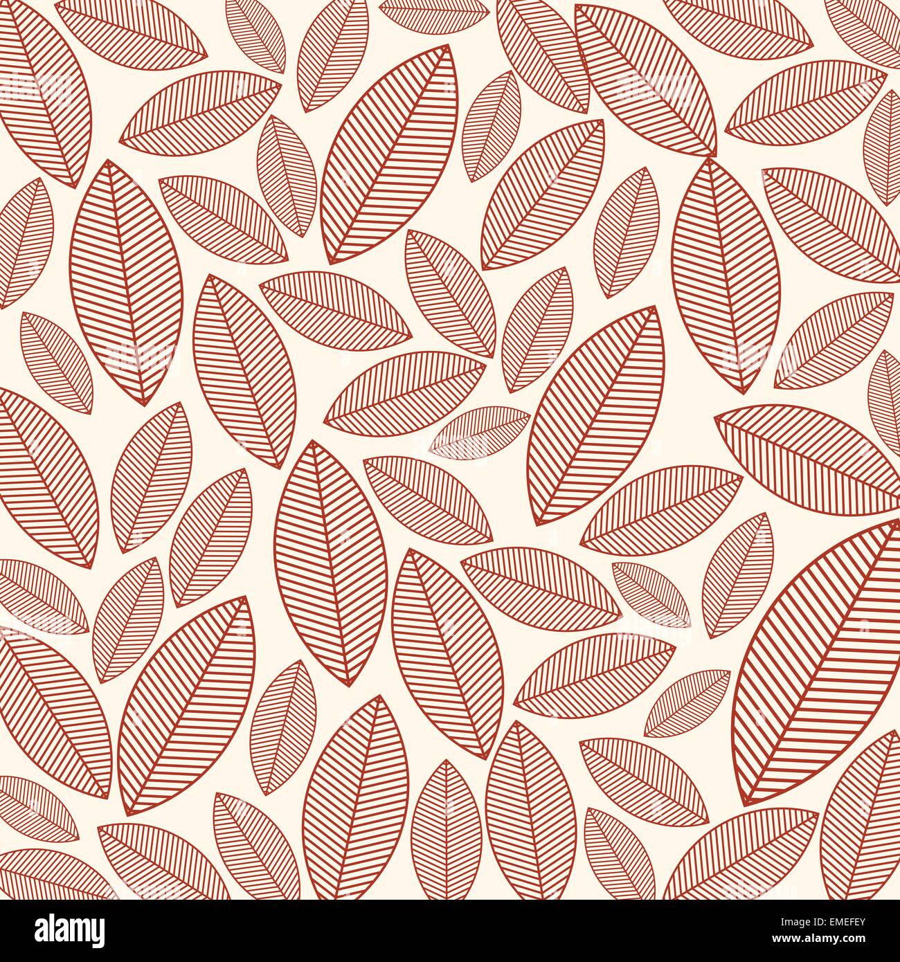 A pattern with leaves - Vector illustration Stock Vector Image & Art ...