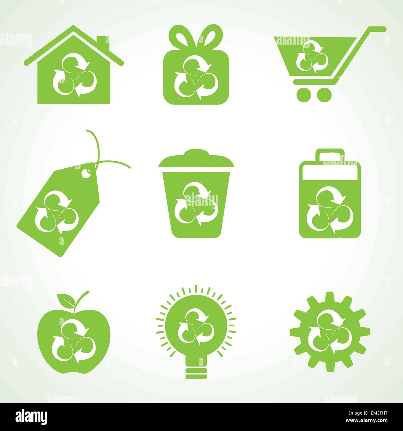 Set of eco icons stock vector Stock Vector Image & Art - Alamy