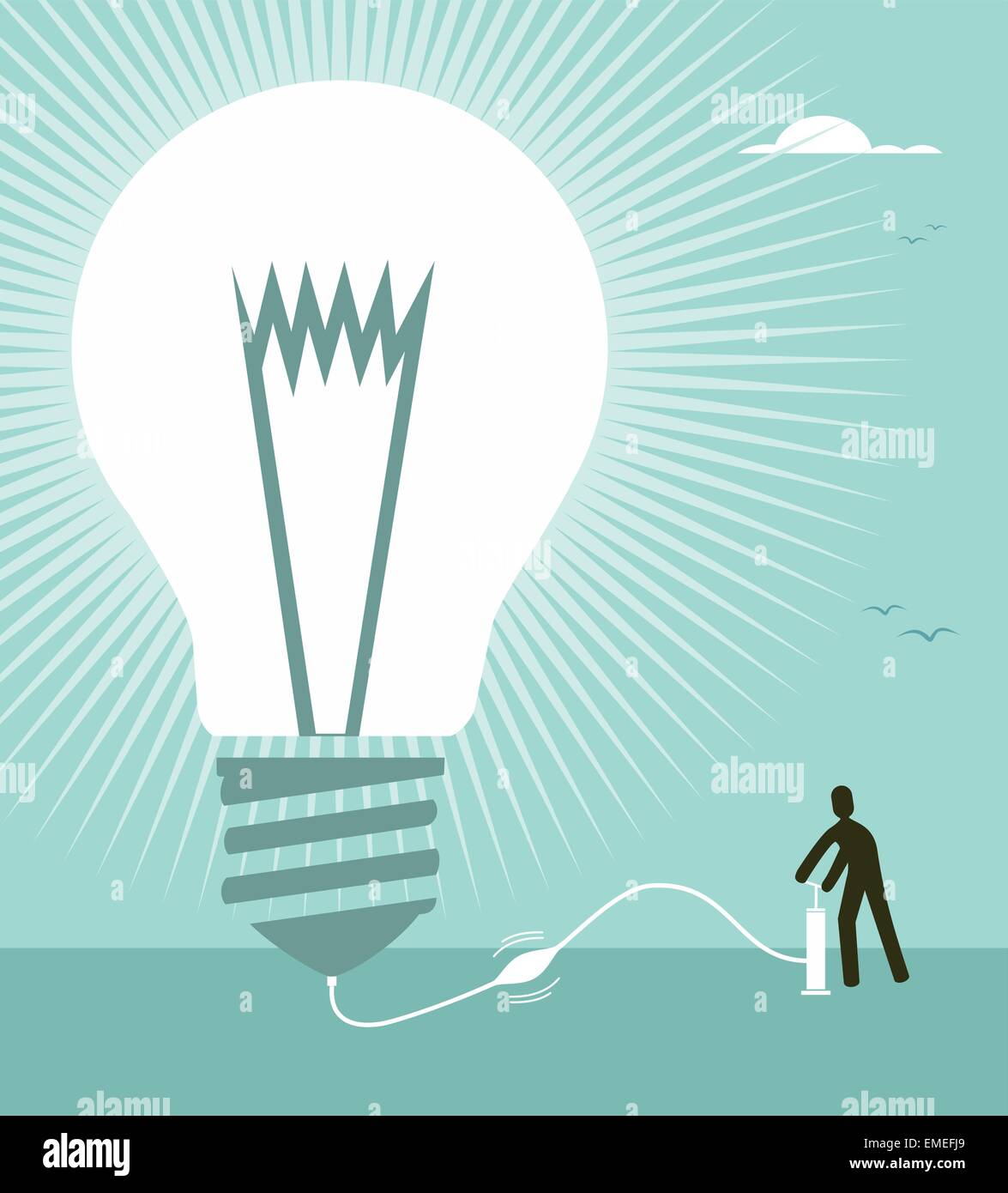 Big idea concept illustration Stock Vector Image & Art - Alamy