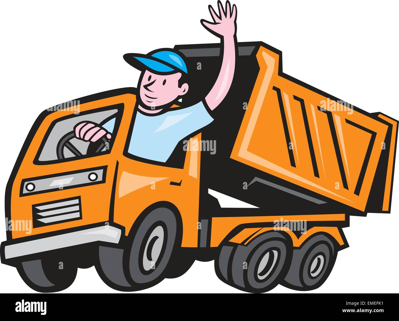 Cartoon Dump Truck High Resolution Stock Photography and Images - Alamy