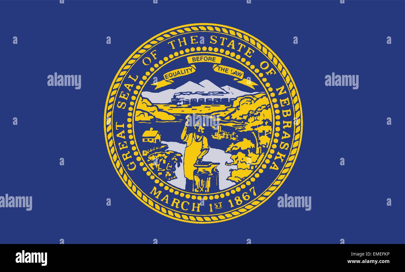 Nebraska state seal hi-res stock photography and images - Alamy