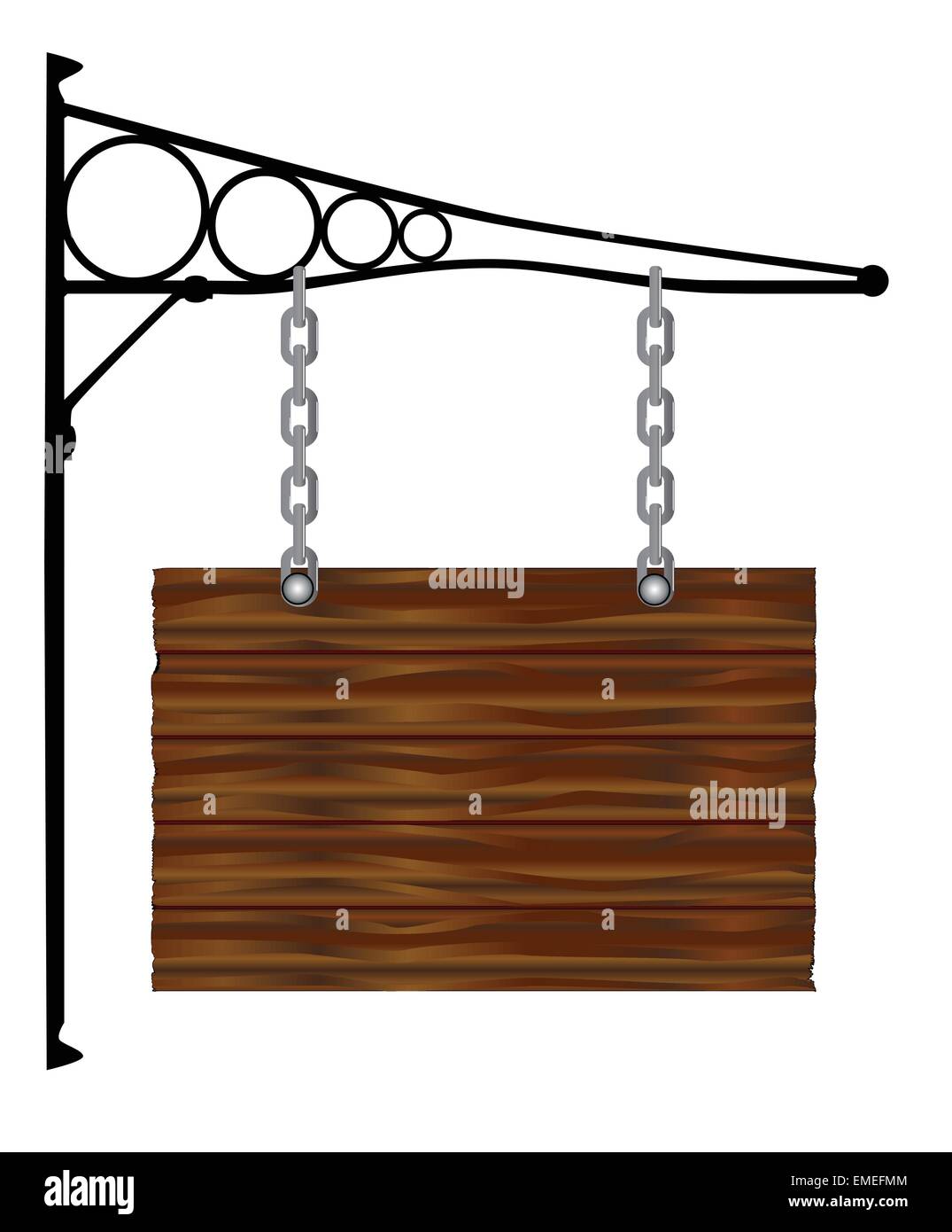 Rectangle Hanging Sign Stock Vector Image & Art - Alamy