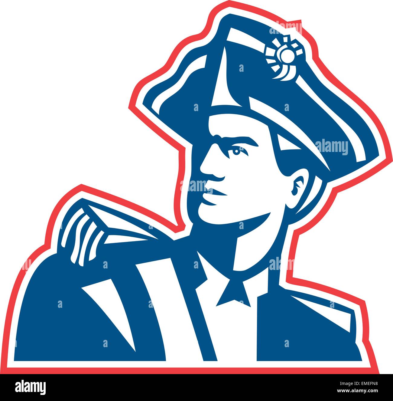 Revolutionary soldier american Stock Vector Images - Alamy
